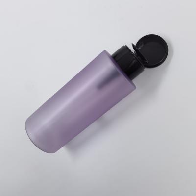 Cina Matte Plastic Cosmetic Bottles porpora 300ml 350ml 400ml compone il dispositivo di rimozione in vendita