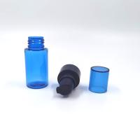China 40ml 60ml 100ml Empty Round PET Lotion Bottle with Custom Lotion Pump Sprayer for sale