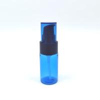 China 40ml 60ml 100ml Empty Round PET Lotion Bottle with Custom Lotion Pump Sprayer for sale