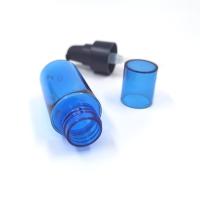 China 40ml 60ml 100ml Empty Round PET Lotion Bottle with Custom Lotion Pump Sprayer for sale