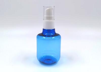 Cina Bottiglia di plastica dell'ANIMALE DOMESTICO trasparente blu di 180ml 350ml per la lozione del siero in vendita