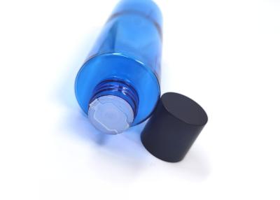 Cina Contenitore cilindrico blu dell'ANIMALE DOMESTICO con la bottiglia tonica 100ml 120ml 150ml del cappuccio del popolare in vendita