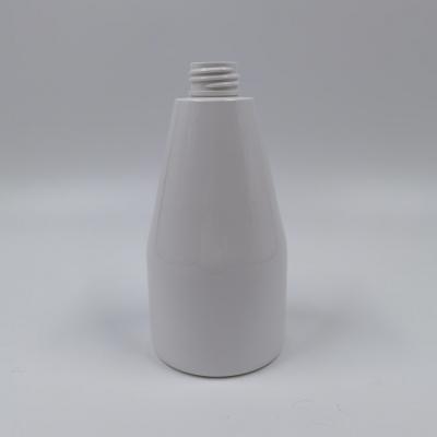 China garrafas cosméticas plásticas do creme de corpo 320ml com o recipiente cor-de-rosa do champô da bomba à venda