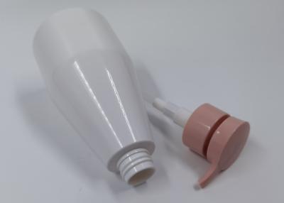 China garrafas cosméticas plásticas do creme de corpo 320ml com o recipiente cor-de-rosa do champô da bomba à venda