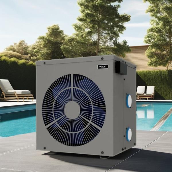 Quality Silk Screen Printing Mini Wifi R32 Pool Heat Pump for Swimming Pool Inverter Heating for sale