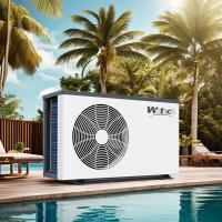 Quality R32 DC Inverter Heat Pump for Pool Water Heating Cooling Function and App for sale