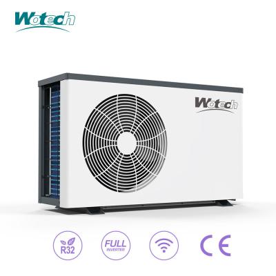 China 2-4m3/h waterstroom Inverter zwembadwarmtepomp met energiebesparende R32 technologie Te koop