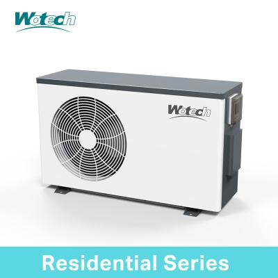 China 2-4m3/h waterstroom Inverter zwembadwarmtepomp met energiebesparende R32 technologie Te koop