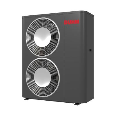 China 30 kw EVI DC-omvormer monoblok R32 warmtepomp voor hotelwaterverwarming Te koop