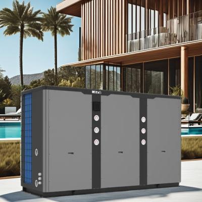Cina OEM DC On/Off Electric R32 90Kw Commercial Swimming Pool Heat Pump Per piscine esterne in vendita