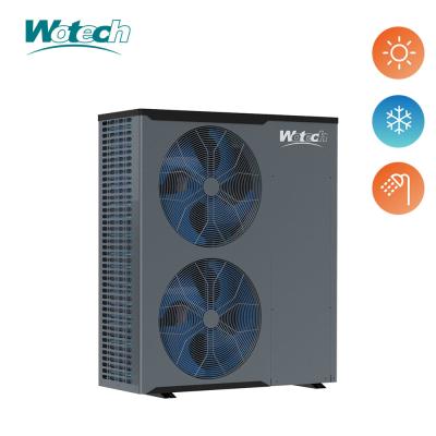 China Wifi Control 3 Phase Air Source Heat Pump R32 Inverter Water Heater 22kw For House Heating for sale
