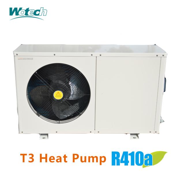 Quality Galvanized Steel With Powder Coated R410a Pool Heat Pump For T3 Area for sale