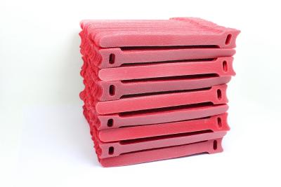 China Nylon Reusable Hook And Loop Cable Ties / Coloured Cable Ties For Binding Cables for sale