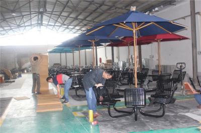 Cina Moderno Strada Esterno Patio ombrelloni superficie montata tipo flange in vendita