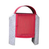 China Waterproof Garden Garbage Bin , 50 Liter Trash Can Side Opening Structure for sale