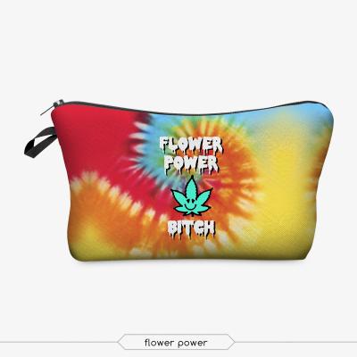 China Cosmetic Bag Waterproof Fabric Toiletry Kit Makeup Pouch for Women with Zipper for Travel for sale