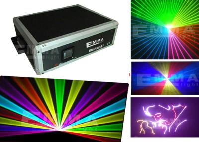 Cina Del DJ PRO RGB proiettore della luce laser di manifestazione del pub della fase di animazione dell'attrezzatura 4W 4000mW in vendita
