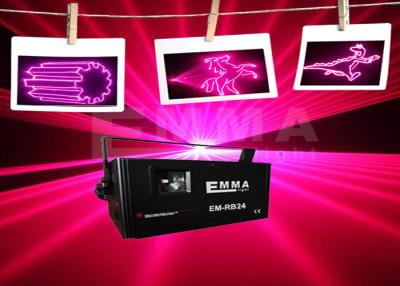 Cina luci laser rosa attive del suono 2W che girano zumata per le pubblicità in vendita