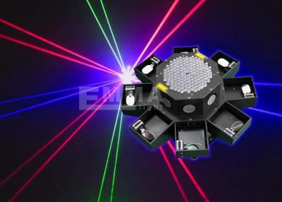 Cina Il raggio laser del UFO Dmx di colore pieno di Rgb accende 360 gradi che girano il sistema riflesso in vendita