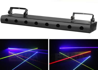 Cina Red Green 8 luci del raggio laser delle teste, attrezzatura del proiettore del sistema laser del DJ in vendita