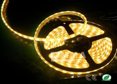 China Tira conduzida flexível amarela do UL DC12V SMD3528, tira clara conduzida flexível à venda