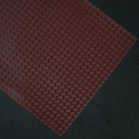 China Packaging Waterproof PVC Paper Smudge Proof With Houndstooth Grain for sale