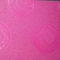 China Leather Bookbinding Paper waterproof paper with Pink lantern pattern for sale
