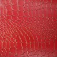 China Customized Special Leatherette Paper Soft Binding with Red Lizard Pattern for sale