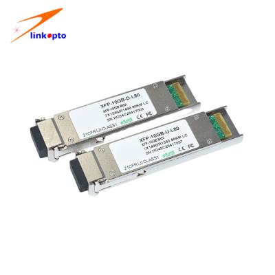 中国 デジタル診断モニタ インターフェイスが付いている単信LC 10G XFPモジュール80KM伝達 販売のため