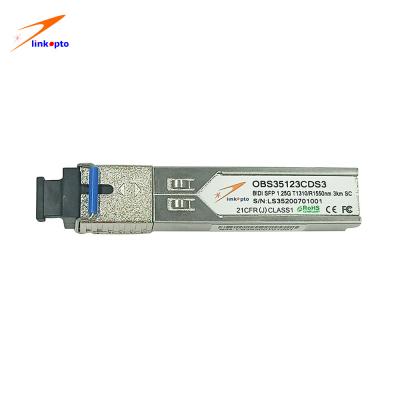 Chine surveillance diagnostique recto du connecteur 3km Digital de Sc de 1.25G BIDI SFP pour le genévrier à vendre