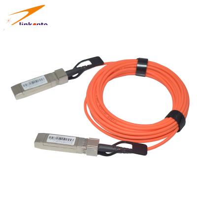 Cina 10G SFP+ al cavo ottico attivo di SFP+ OM2 AOC rendimento elevato di lunghezza del 1 tester in vendita
