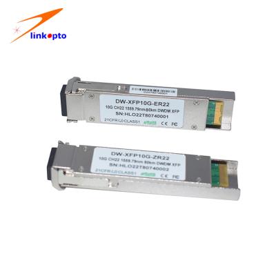 中国 DWDM 10G CH22 1559.79nm 80KMのイーサネットXFPモジュール 販売のため