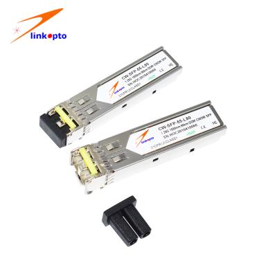 Cina Modulo ottico di SFP di Ethernet 1550nm di 1000BASE-ZX CWDM 80KM in vendita
