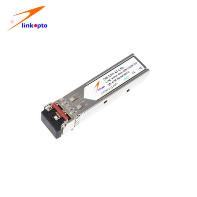 Cina modulo di singolo modo 1.25Gbps SFP 1610nm 80KM CWDM SFP in vendita
