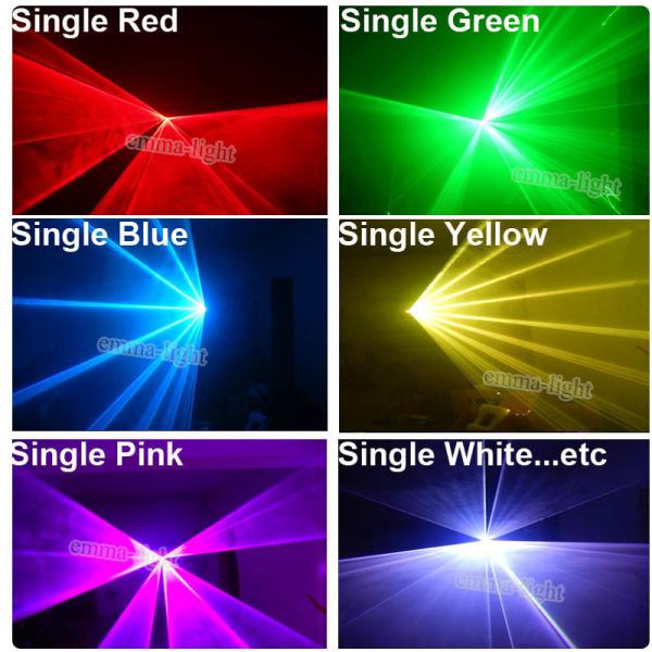 Quality Stage Lighting 4W RGB Laser Light Projector With 30KPSS High Speed Scanning for sale