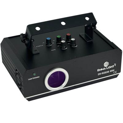 China Stage Lighting 4W RGB Laser Light Projector With 30KPSS High Speed Scanning for sale