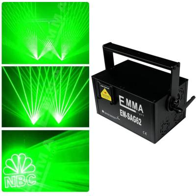 China 10W Professional Green Laser Light Projector 30Kpps 40Kpps 50Kpps Scanner DMX512 ILDA Mode for sale