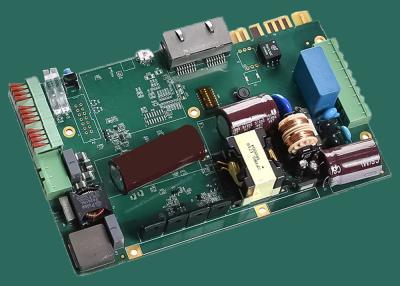 Cina il nero FR-4 dell'Assemblea del circuito del PWB di 0.25mm per controllo industriale in vendita