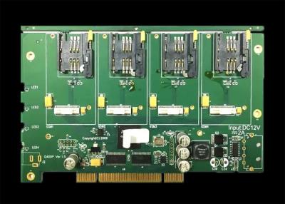 China 0.6oz Kant-en-klare PCB-assemblage 4mil PCB Fabrication Services Gouden oppervlakteafwerking Te koop