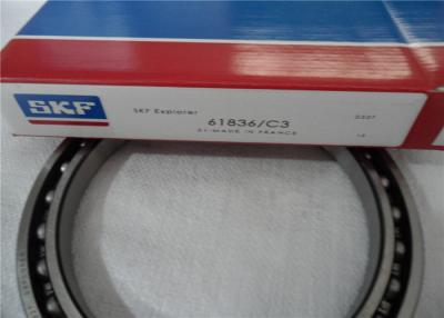 Cina Grande cuscinetto a sfera profondo 61836 C3, cuscinetto sottile della scanalatura di ABEC9 SKF della sezione in vendita