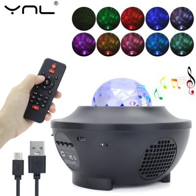 China Star Sky Galaxy Projector USB LED Night Light Ocean Wave Music Decoration Bedroom For Home Desk Lamp Christmas Light for sale