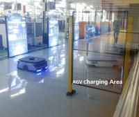 China Latent Max Load 1000kg AGV Robot For Warehouse System QR Code Visual Navigation for sale