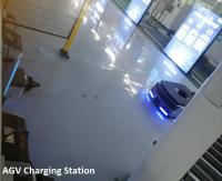 China Latent Max Load 1000kg AGV Robot For Warehouse System QR Code Visual Navigation for sale