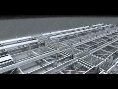 Dense ASRS Heavy Duty 4 Way Shuttle Automated Racking System For Normal Environment