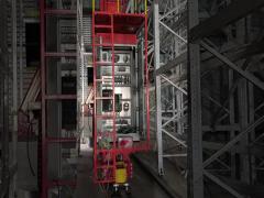 Max 3500kg Pallet Automatic Racking System AS-RS Stacker With Double Column