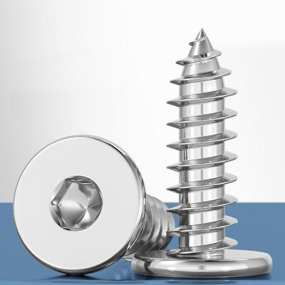 Cina Vattone di auto-raccarico in acciaio al carbonio M3.5 Vattoni di legno placcati in zinco Grado 4.8 / 8.8 / 10.9 / 12.9 in vendita