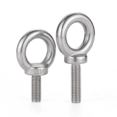 China 304 Steel Coarse Thread Eye Bolt Grade 10.9 Ring Eye Bolts Corrosion Resistant for sale