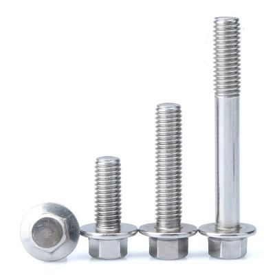 China Zinc Plated Hex Head Machine Bolt M16 Flange Bolt Coarse Thread for sale