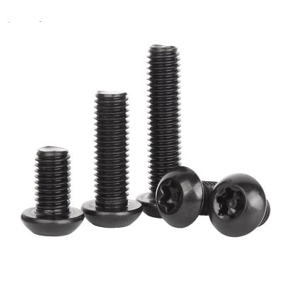 China ISO7380 Black Oxide Coated Torx Pan Head Screws Anti-Corrosion Fasteners for sale