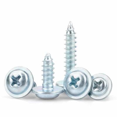 Cina Vite autofilettanti a testa cilindrica DIN968, zincate gialle in vendita